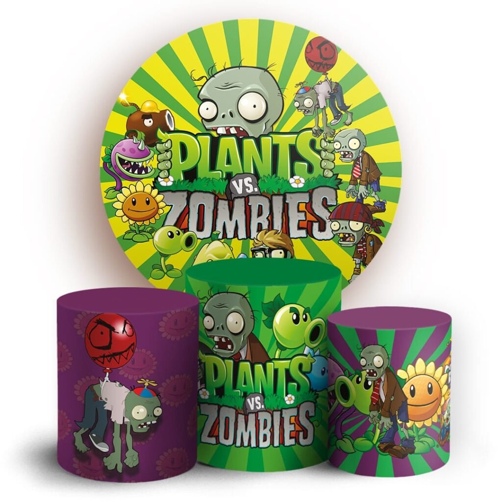 Kit panel circular trio de fundas – Plantas vs Zombies — Yessi Moreira ...