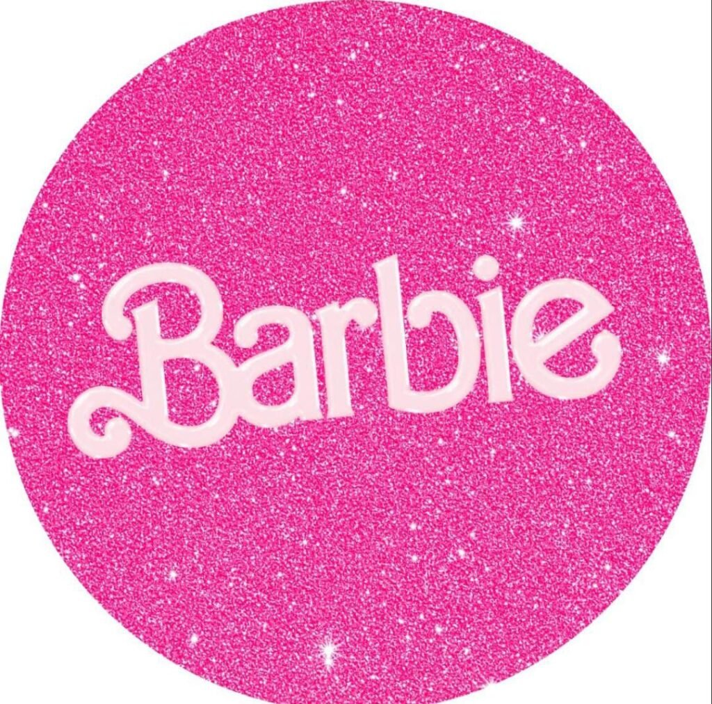 Panel Circular – Barbie Logo — Yessi Moreira DecorParty.Uy