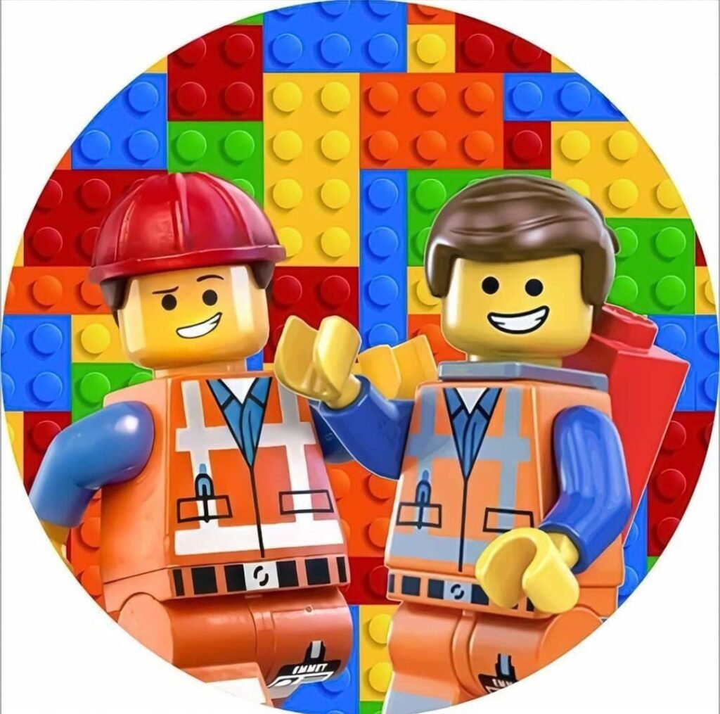 Panel Circular – Lego — Yessi Moreira DecorParty.Uy