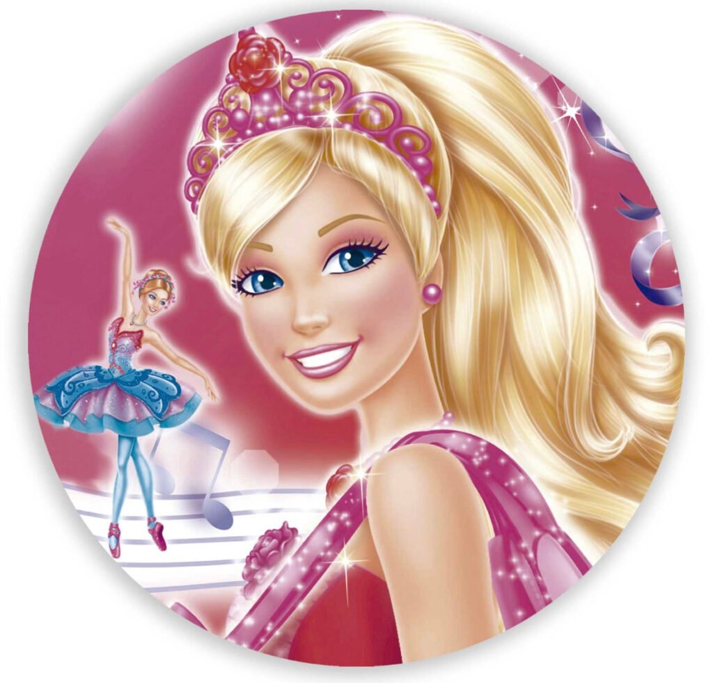 Panel Circular – Barbie — Yessi Moreira DecorParty.Uy
