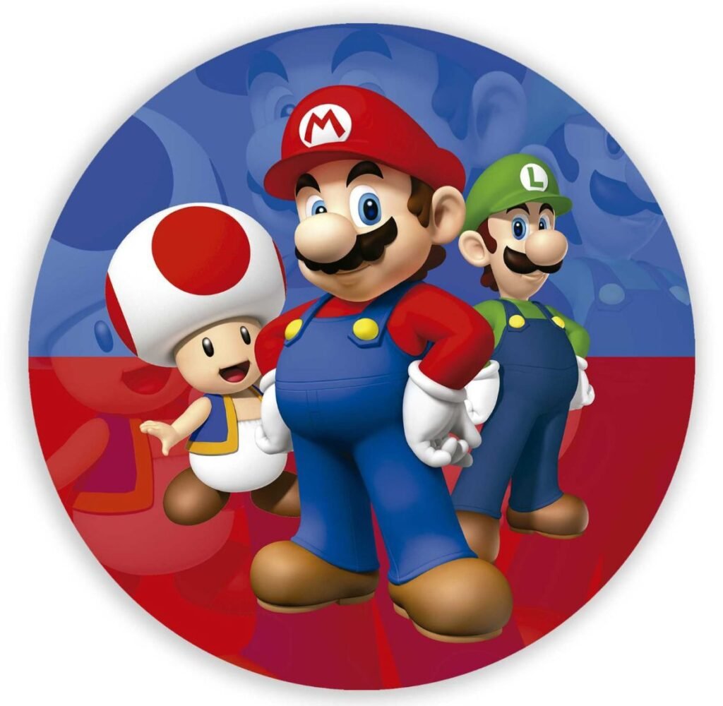Panel Circular – Mario Bross — Yessi Moreira DecorParty.Uy