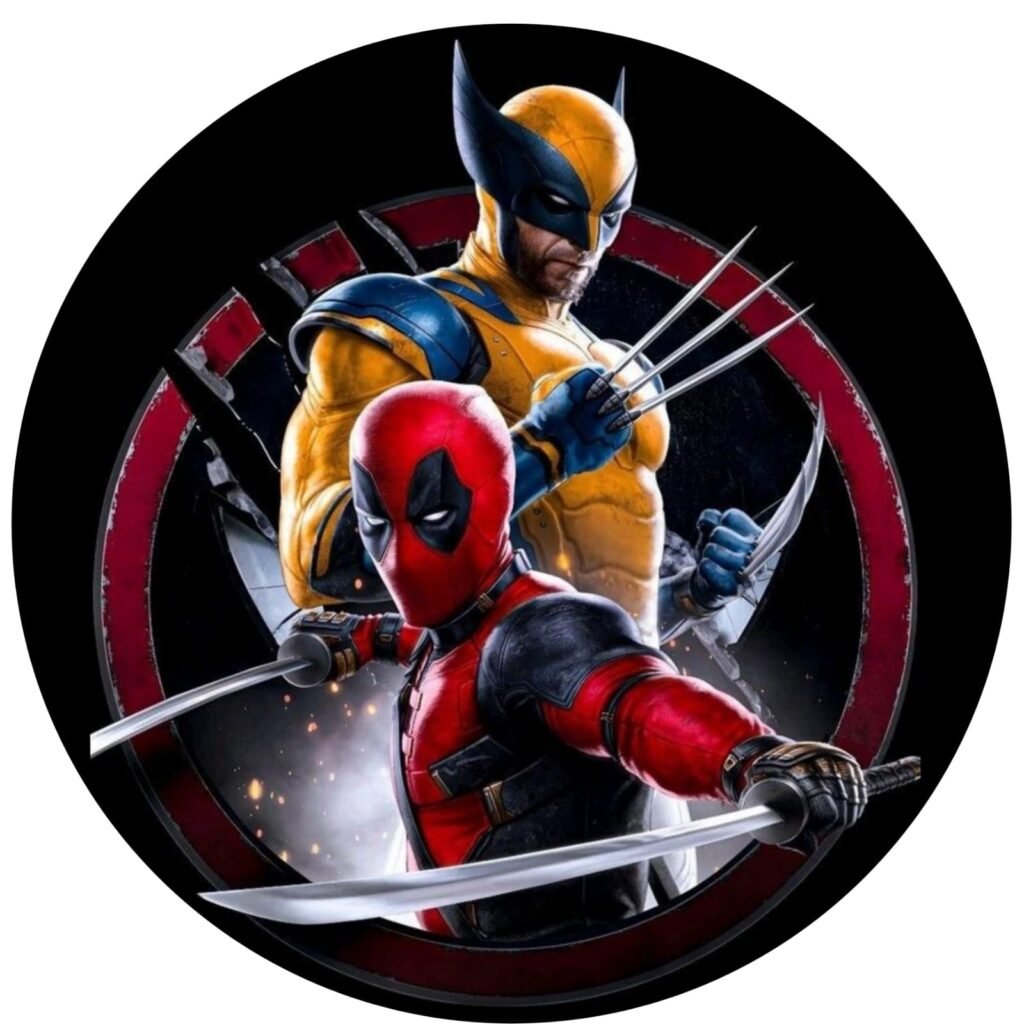 Panel Circular – Deadpool — Yessi Moreira DecorParty.Uy