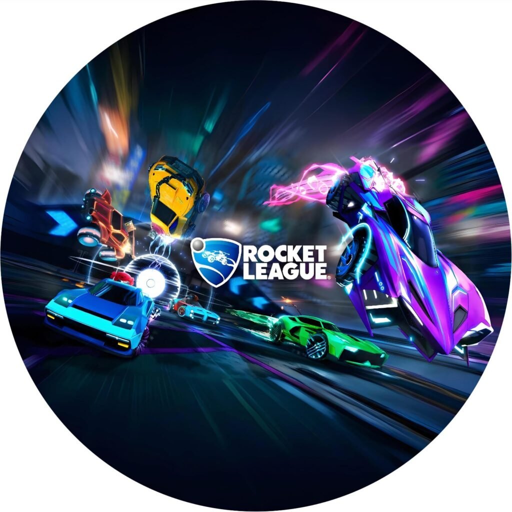 Panel Circular – Rocket League — Yessi Moreira DecorParty.Uy