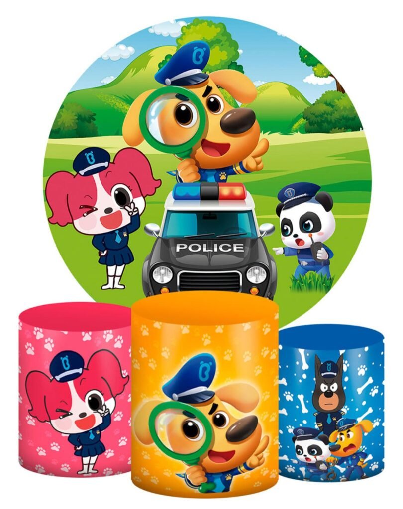 Kit panel circular trio de fundas – Sheriff Labrador — Yessi Moreira ...