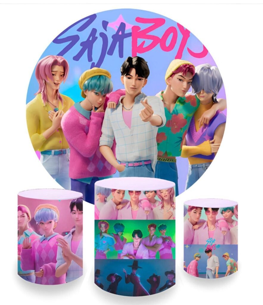 Kit panel circular trio de fundas – Saja Boys K-Pop Demon — Yessi ...