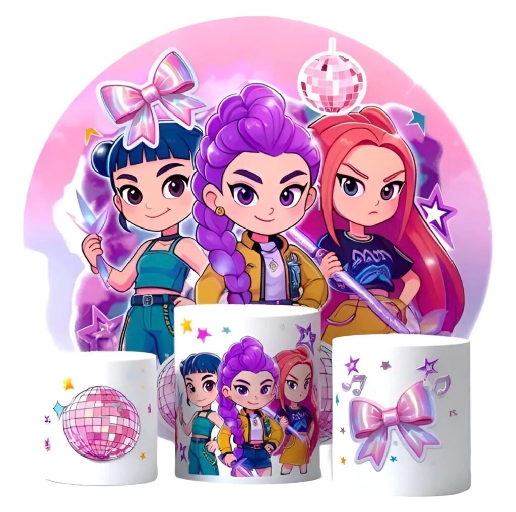 Kit panel circular trio de fundas – Guerreras k-pop Cute — Yessi ...